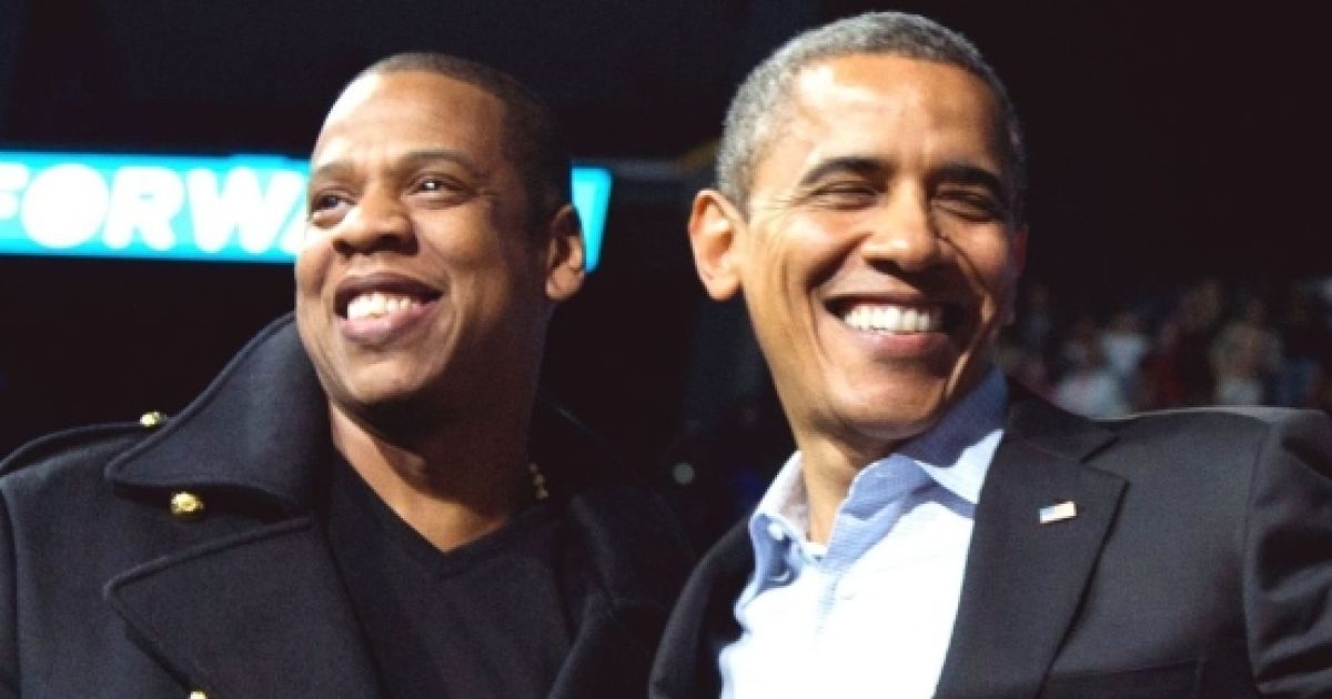 Rapper Jay-Z inducted into hall of fame by former U.S. President Barack ...