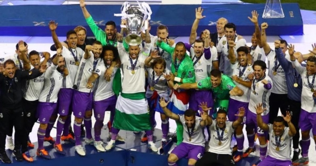 Real Madrid first team since AC Milan to successfully defend Champions ...