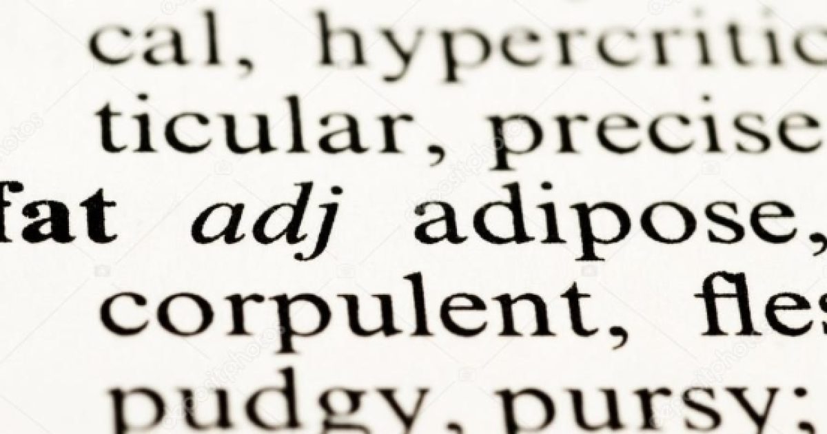 Why the word "fat" is outdated and should have a neutral connotation