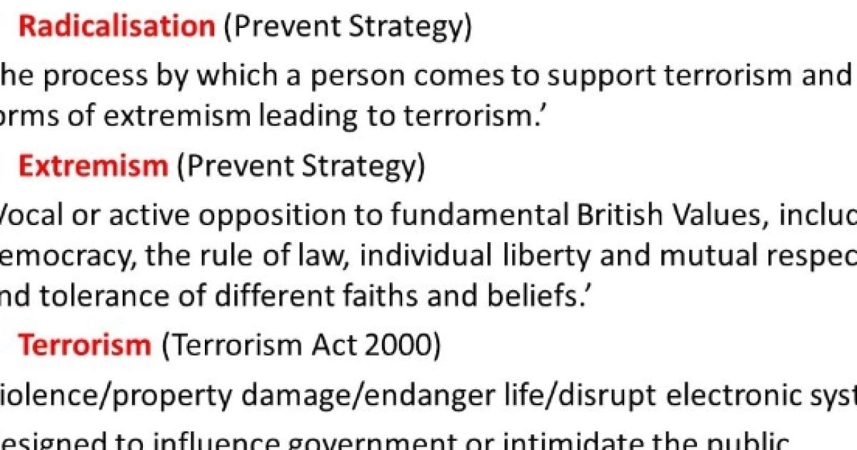 Radicalisation comes in many forms