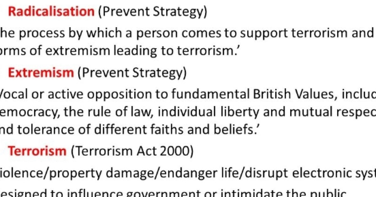 Radicalisation comes in many forms