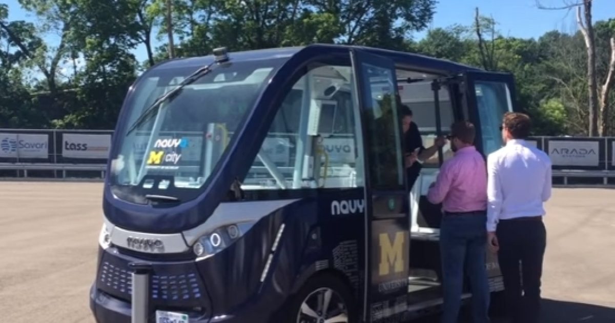 University of Michigan to start offering rides on autonomous electric ...