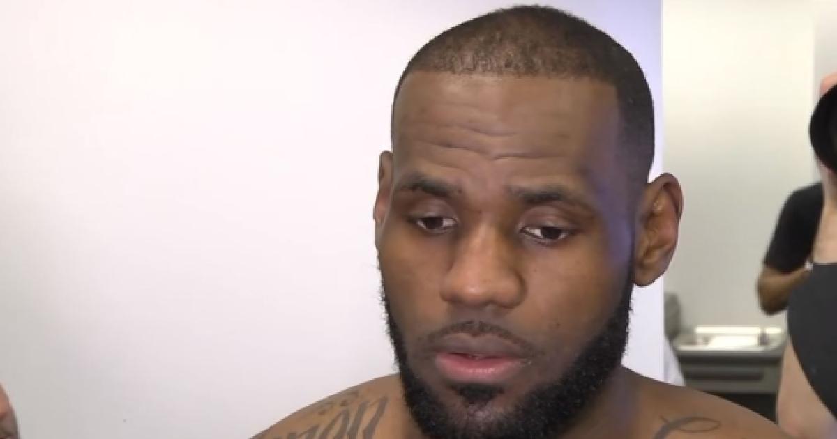 LeBron James appeared frustrated after game 2 loss of the 2017 NBA finals