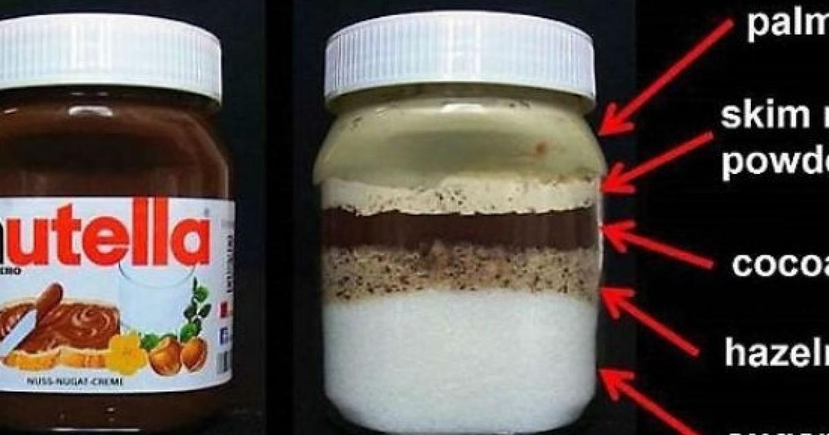 Ingredienti Nutella, caos per una presunta foto virale in Inghilterra