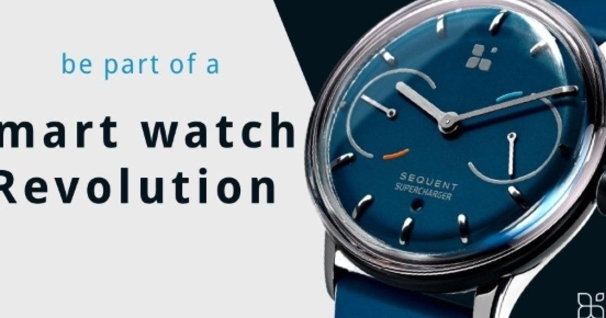 Sequent: World’s first kinetic self-charging smartwatch