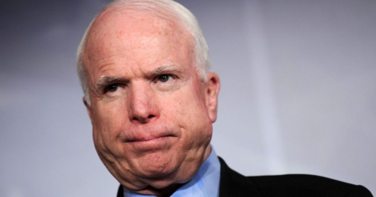 US Senator McCain faces the greatest fight with life