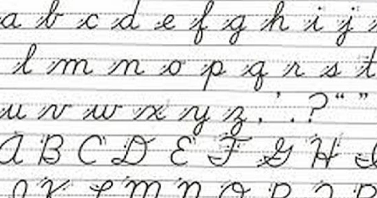 Cursive Writing Is Back In Some Public Schools Cursive Writing Is Back In Some Public Schools