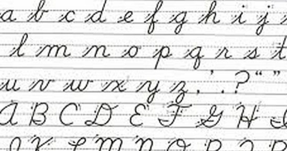 Cursive writing is back in some public schools