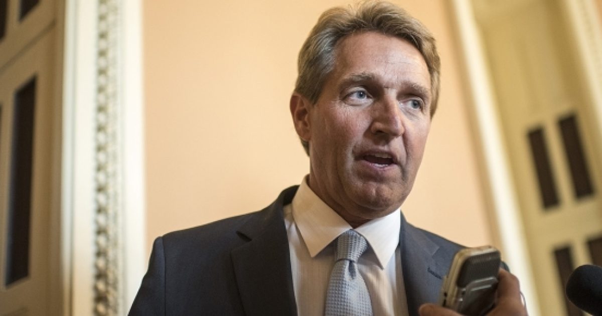 Jeff Flake speaks out, proving that Republicans can think intelligently