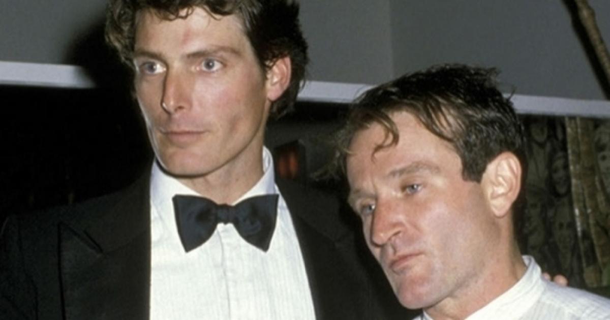 A bonita amizade entre Christopher Reeve e Robin Williams