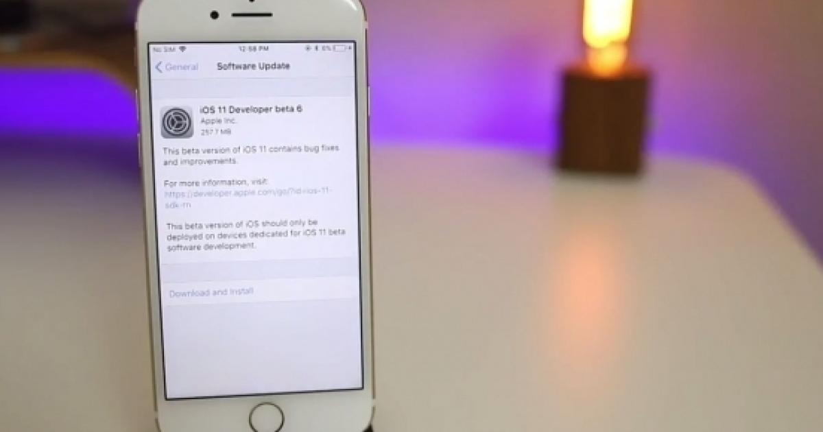 Apple iOS 11 Developer Beta 6 new features, improvements and supported devices