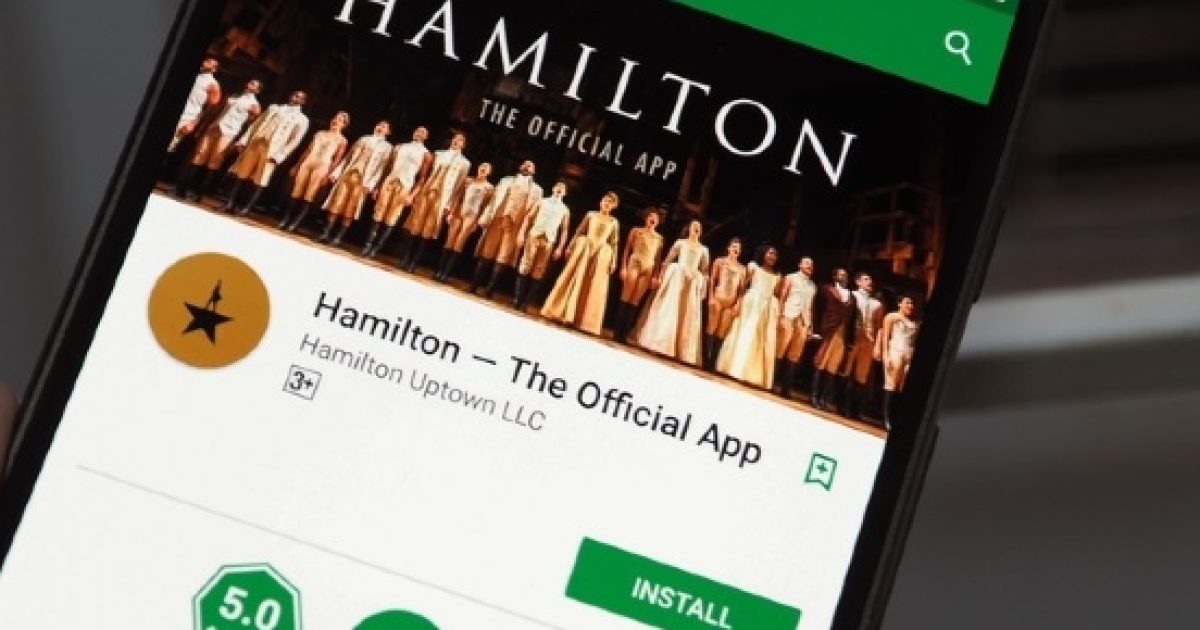 'Hamilton' mobile app released to great success