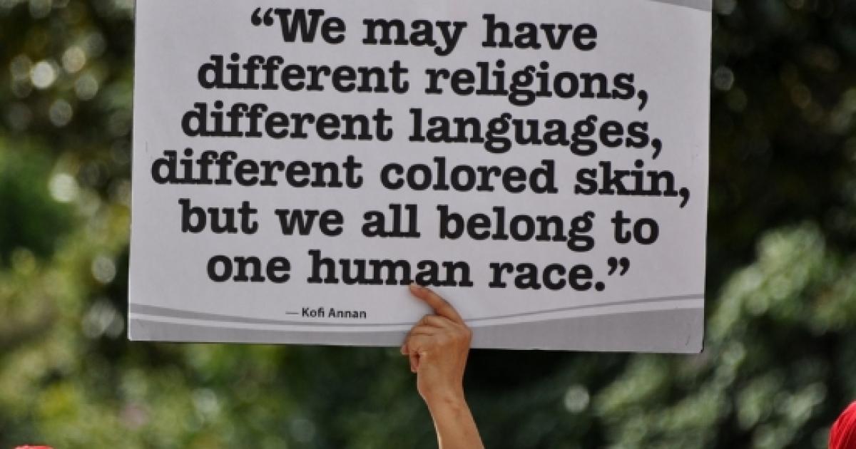 There is only one human species, one race