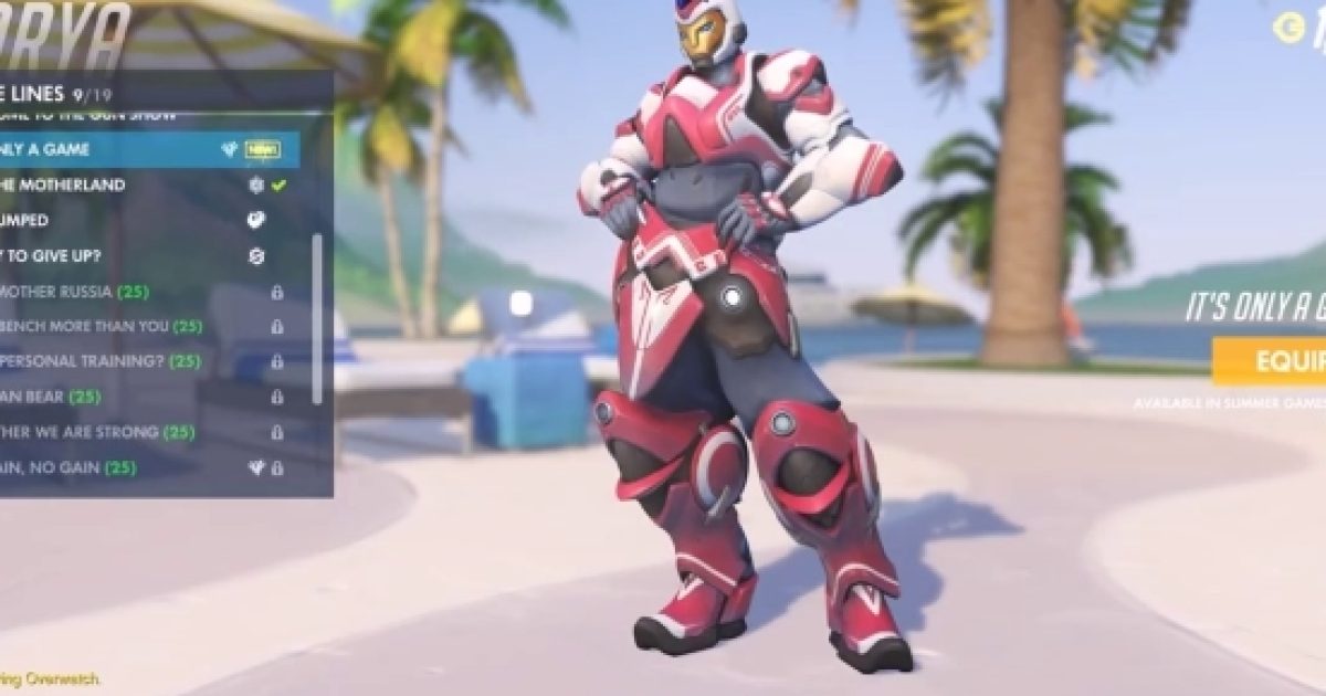 'Overwatch' Zarya's voiceline inspired by NHL goaltender Ilya Bryzgalov