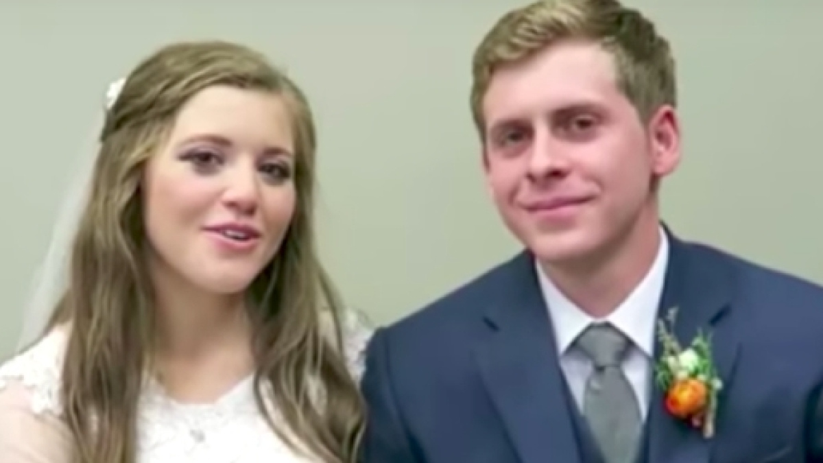 Joy-Anna Duggar Forsyth poses on a dirt bike