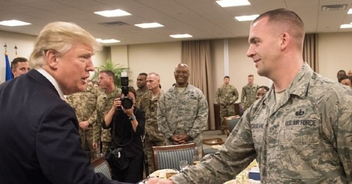 Why the United States military loves Donald Trump