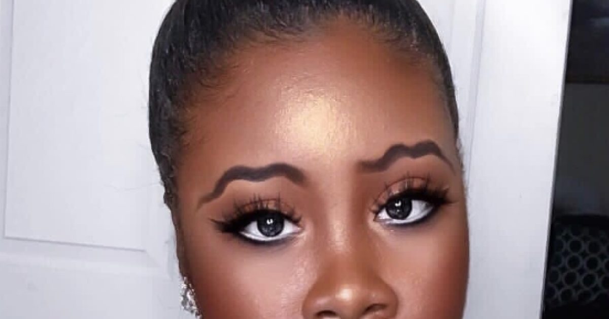 Latest trend in Beauty: squiggly shaped eyebrows