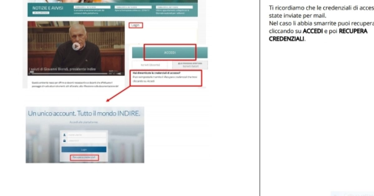 Neoassunti apertura Indire 2017/2018: come accedere