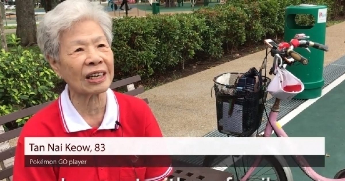 84-year-old 'Pokemon Go' player has already caught 370 Pokemon.
