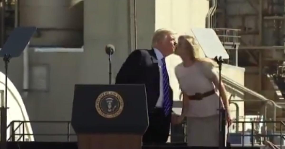 Ivanka Trump trolled on Twitter for 'daddy' exchange and kiss with ...