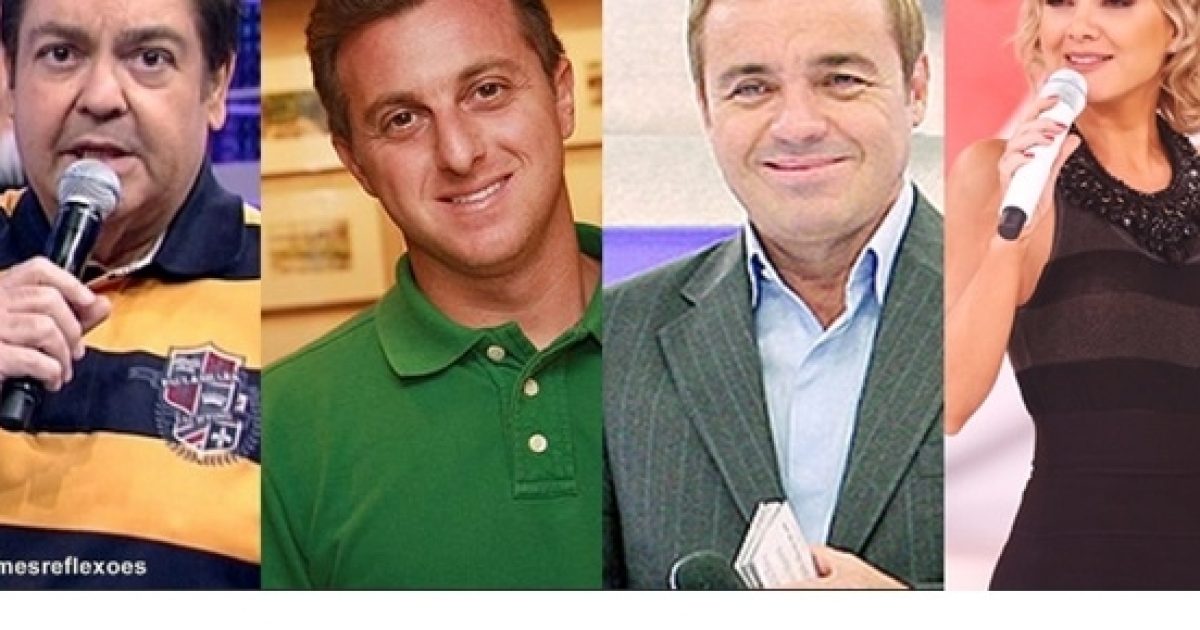 Veja qual é o salário de 10 apresentadores da TV brasileira