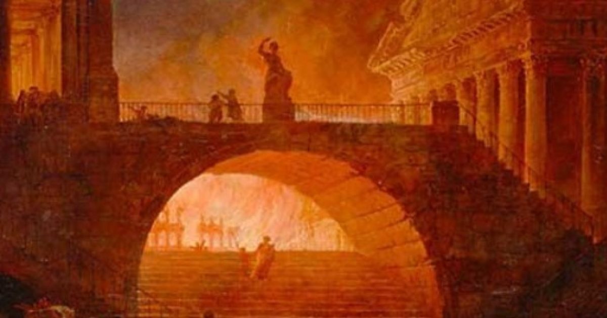 Like Nero fiddled while Rome burned, Trump twitters as America smolders