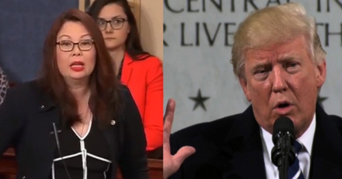 Duckworth rips Trump as 'Cadet Bone Spurs' in epic takedown over gov't ...