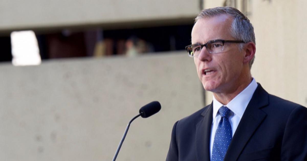 FBI Deputy Director Andrew McCabe resigning