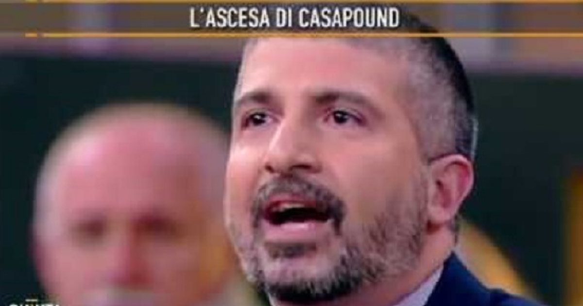 Simone di Stefano: 'Se ci fanno parlare Casapound arriva al 10%'