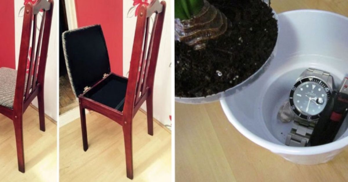 8 ideias de locais criativos para esconder objetos em casa
