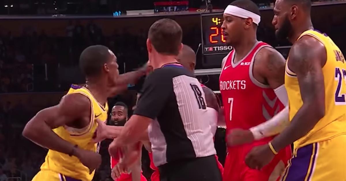 Twitter reactions to Rajon Rondo vs Chris Paul NBA fight