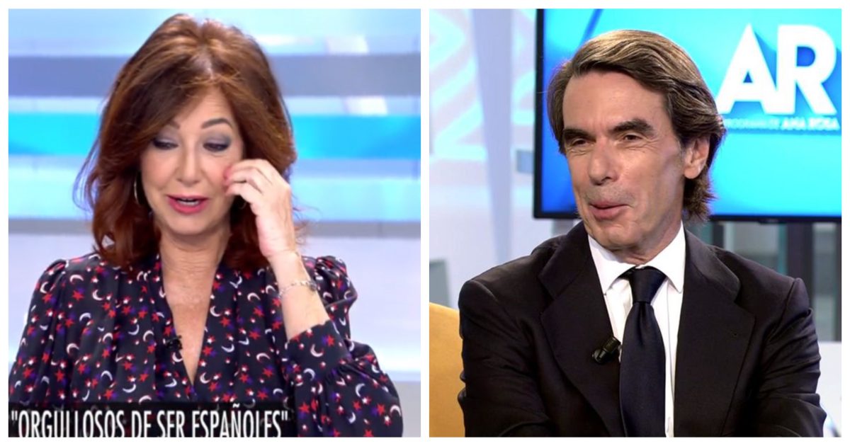 Ana Rosa indigna a las redes sociales por su entrevista a Aznar en ...