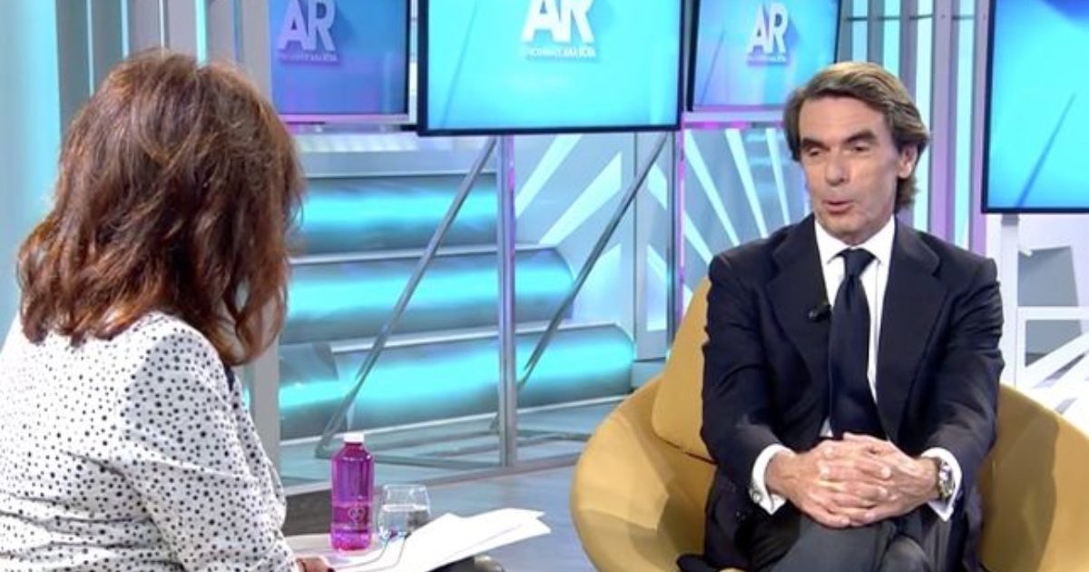 Aznar critica a Pablo Iglesias y alaba a VOX en El Programa de AR