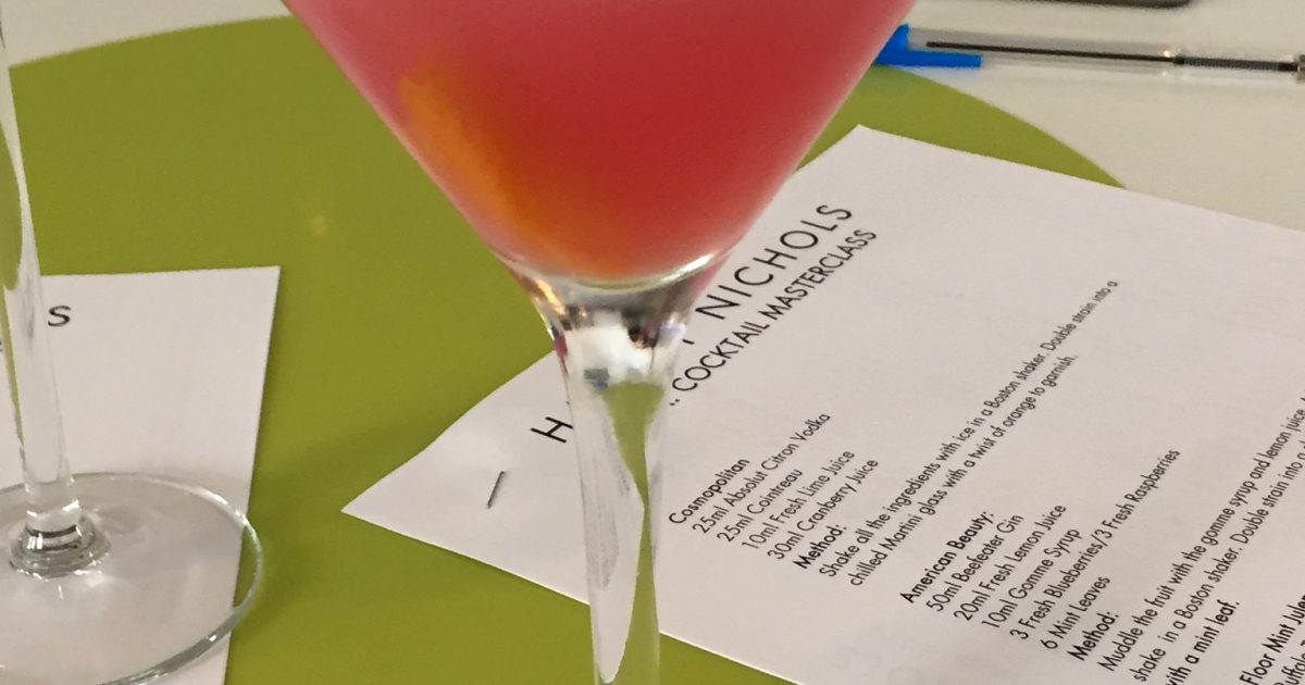 Cosmopolitan cocktail recipe with variations
