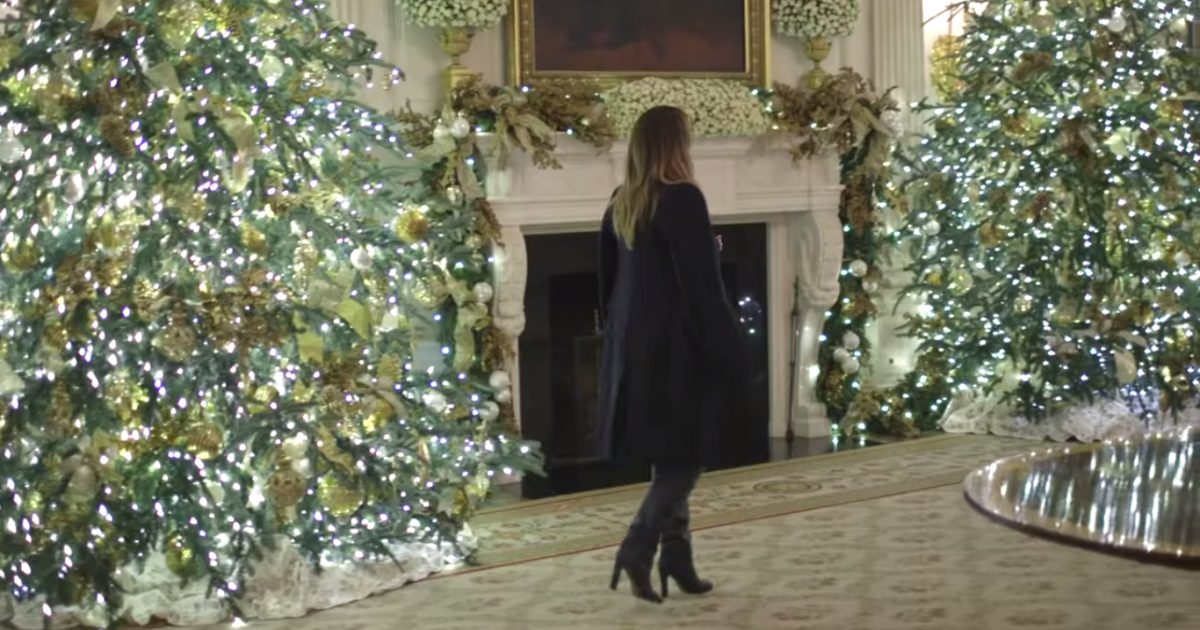 Natale alla Casa Bianca: Melania Trump diffonde il video degli addobbi