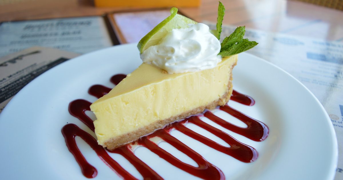 Simple key lime pie with creme chantilly recipe