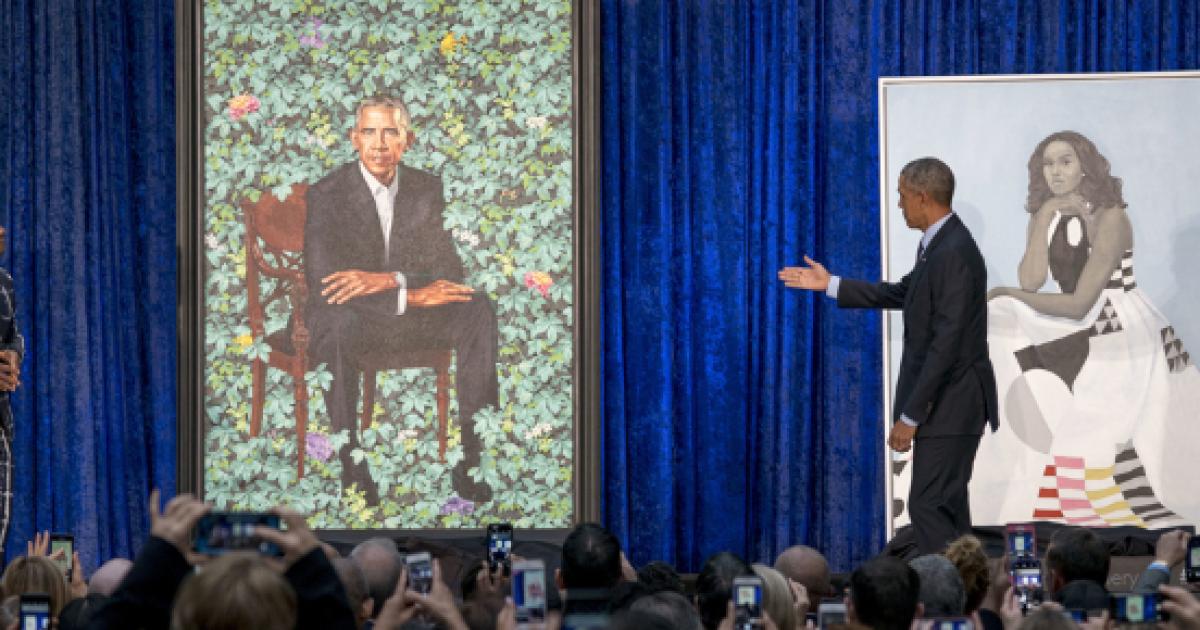 Obama portraits spark political and aesthetic debates