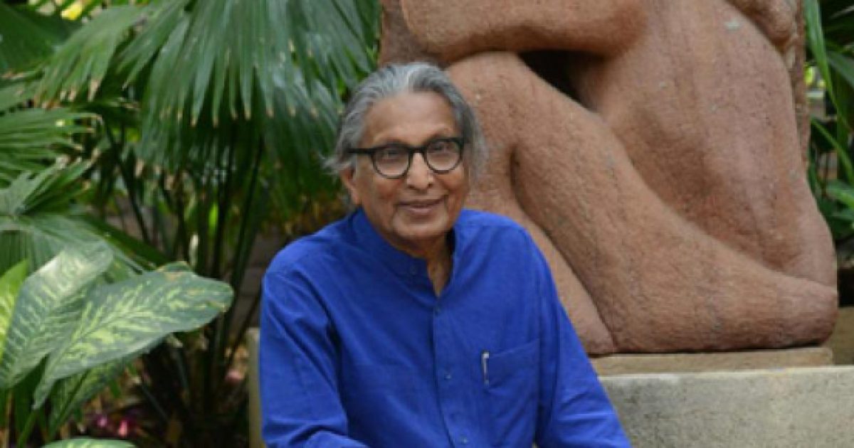 El arquitecto indio Balkrishna Doshi ganador del premio Pritzker