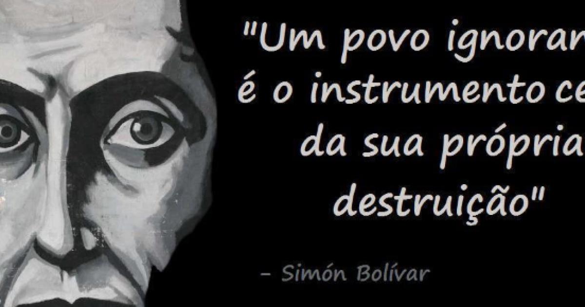 A ignorância mata e nos coloca à beira da extinção.