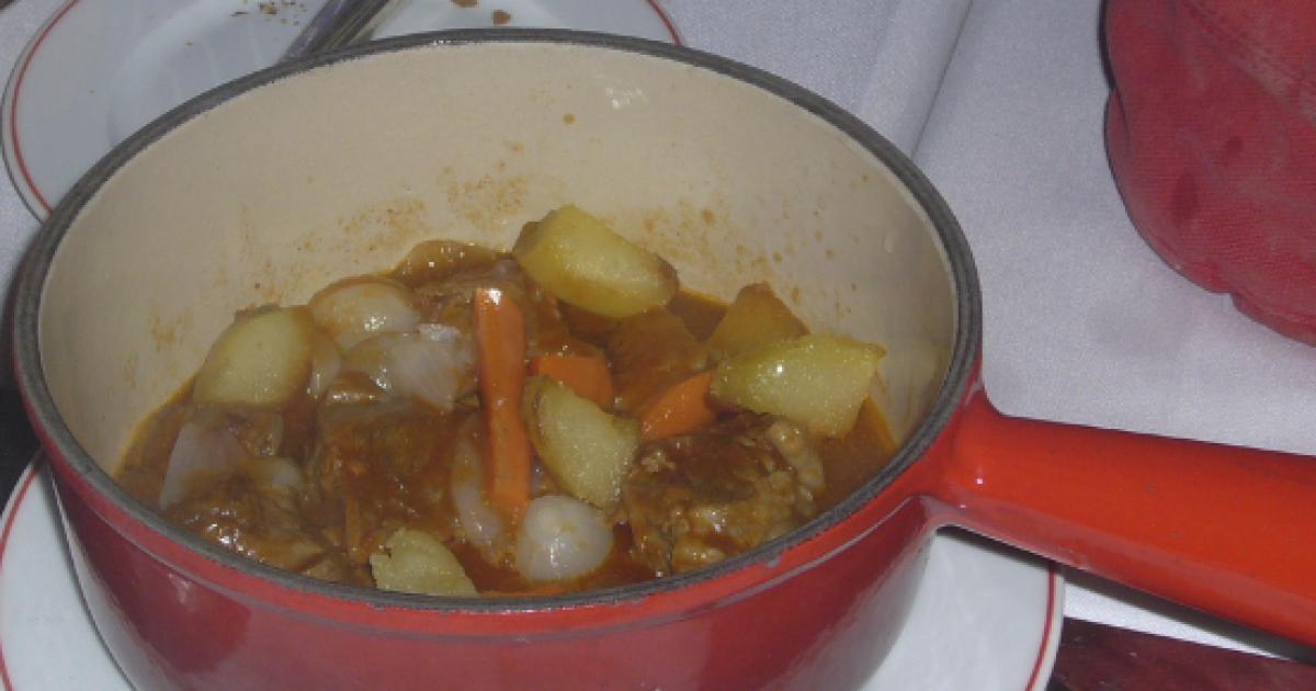 Simple Navarin of lamb with mixed vegetables recipe