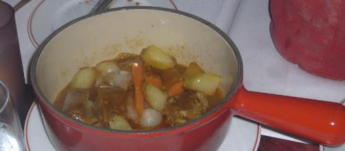 Simple Navarin of lamb with mixed vegetables recipe
