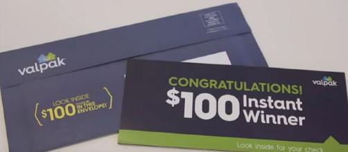 Valpak is putting free $100 checks in some envelopes