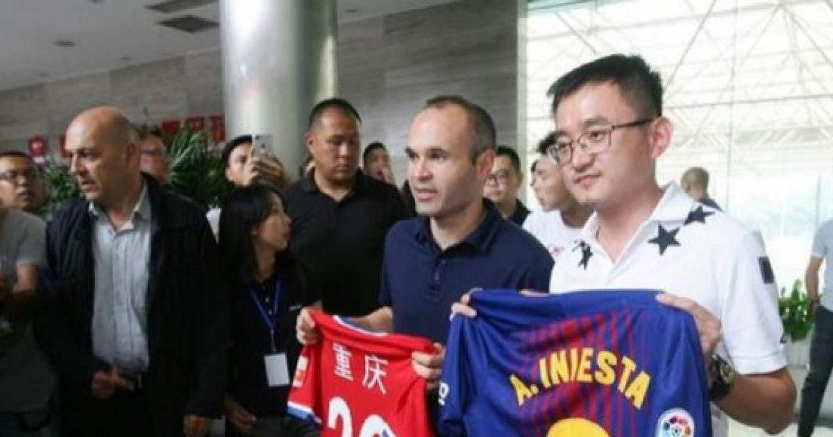 El club chino que ha elegido a Iniesta para salir del Barcelona.