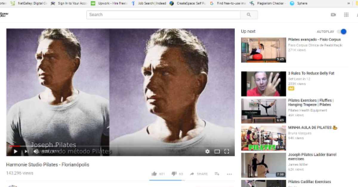 Pilates: The Contrology method of exercise