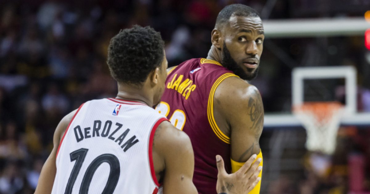 LeBron James talks about facing the Raptors in the second round