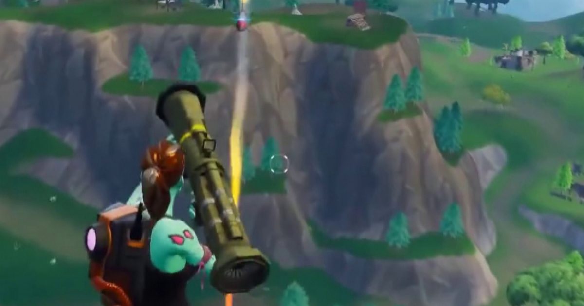 Watch 'Fortnite' players compete for longest rocket rides across the map