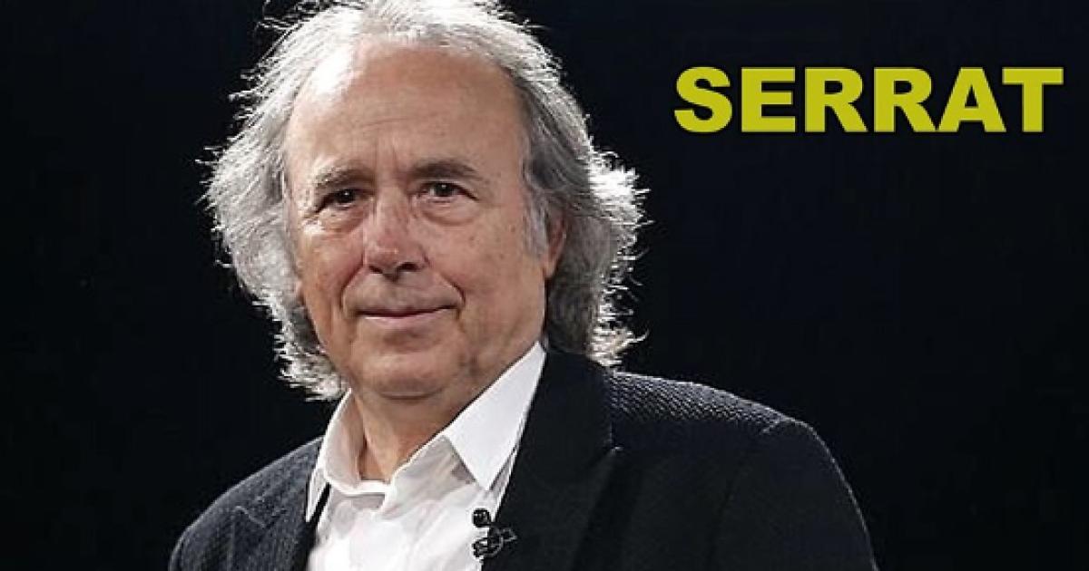 El gran cantautor José Manuel Serrat