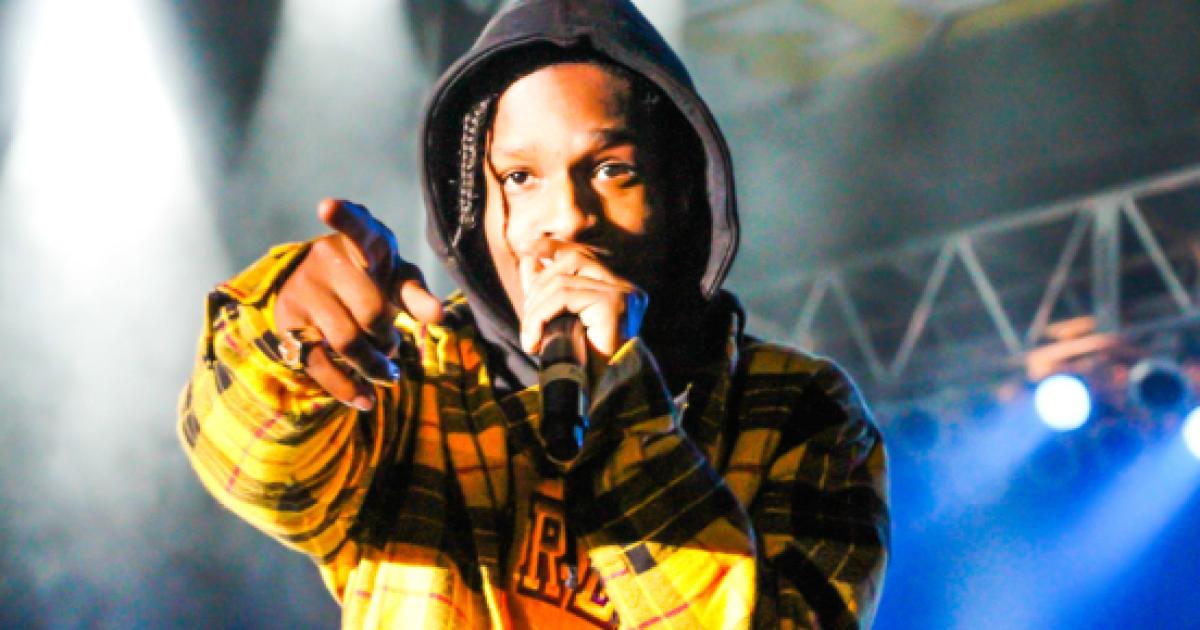 Rapper ASAP Rocky debuts live art performance piece via Youtube