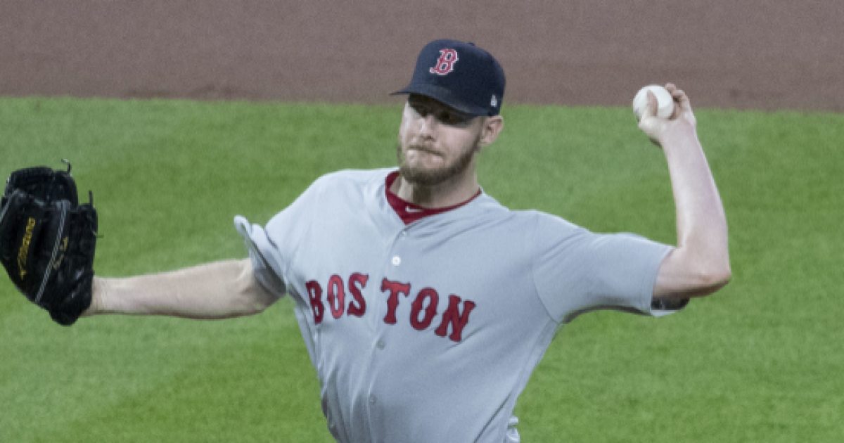 Chris Sale struggling with his slider and fastball