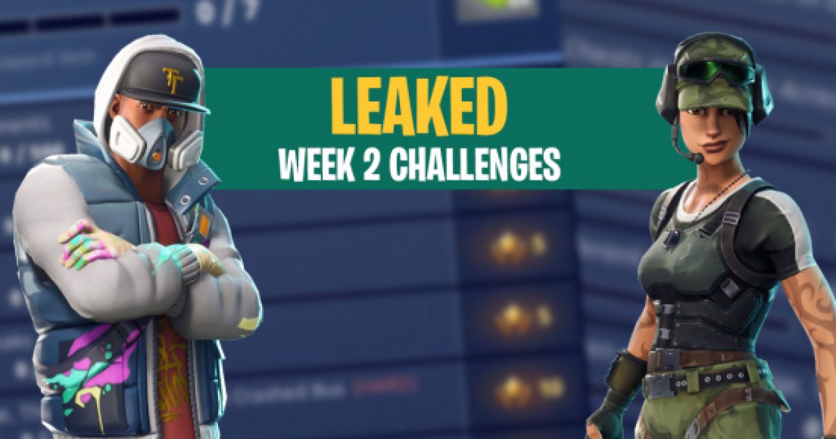 Week 2 challenges for 'Fortnite Battle Royale'